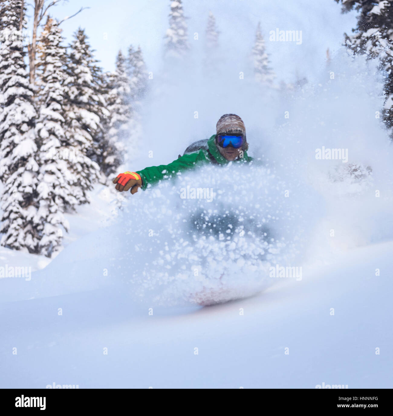 Male skier snow hi-res stock photography and images - Alamy