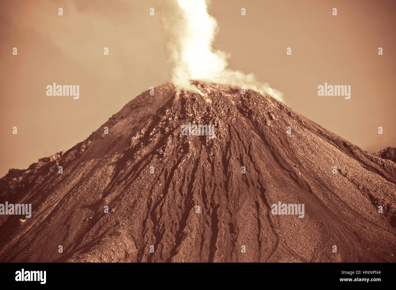 Volcano in America Stock Photo - Alamy
