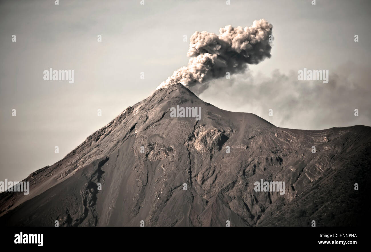 Volcano in America Stock Photo - Alamy