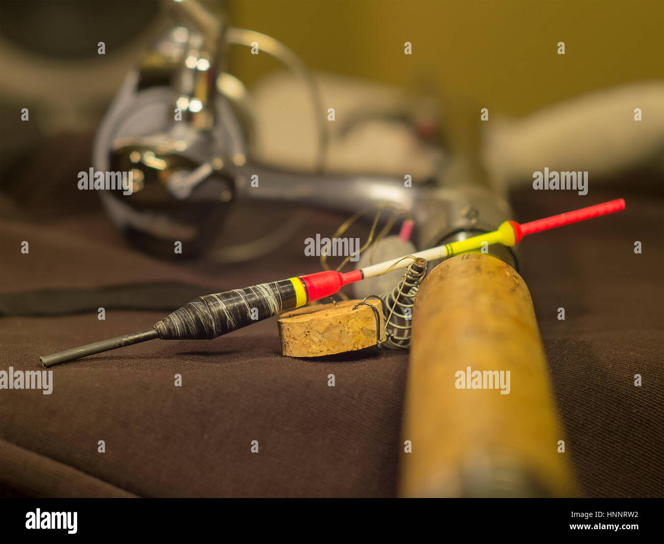 Fishing rod bright bobber hi-res stock photography and images - Alamy