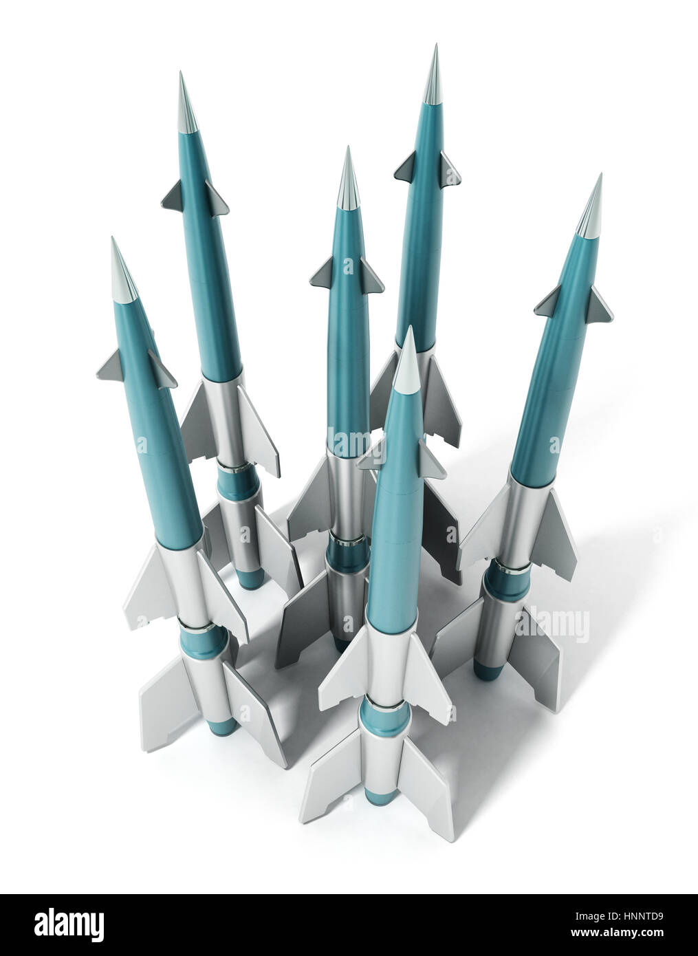 Anti missile missiles Cut Out Stock Images & Pictures - Alamy