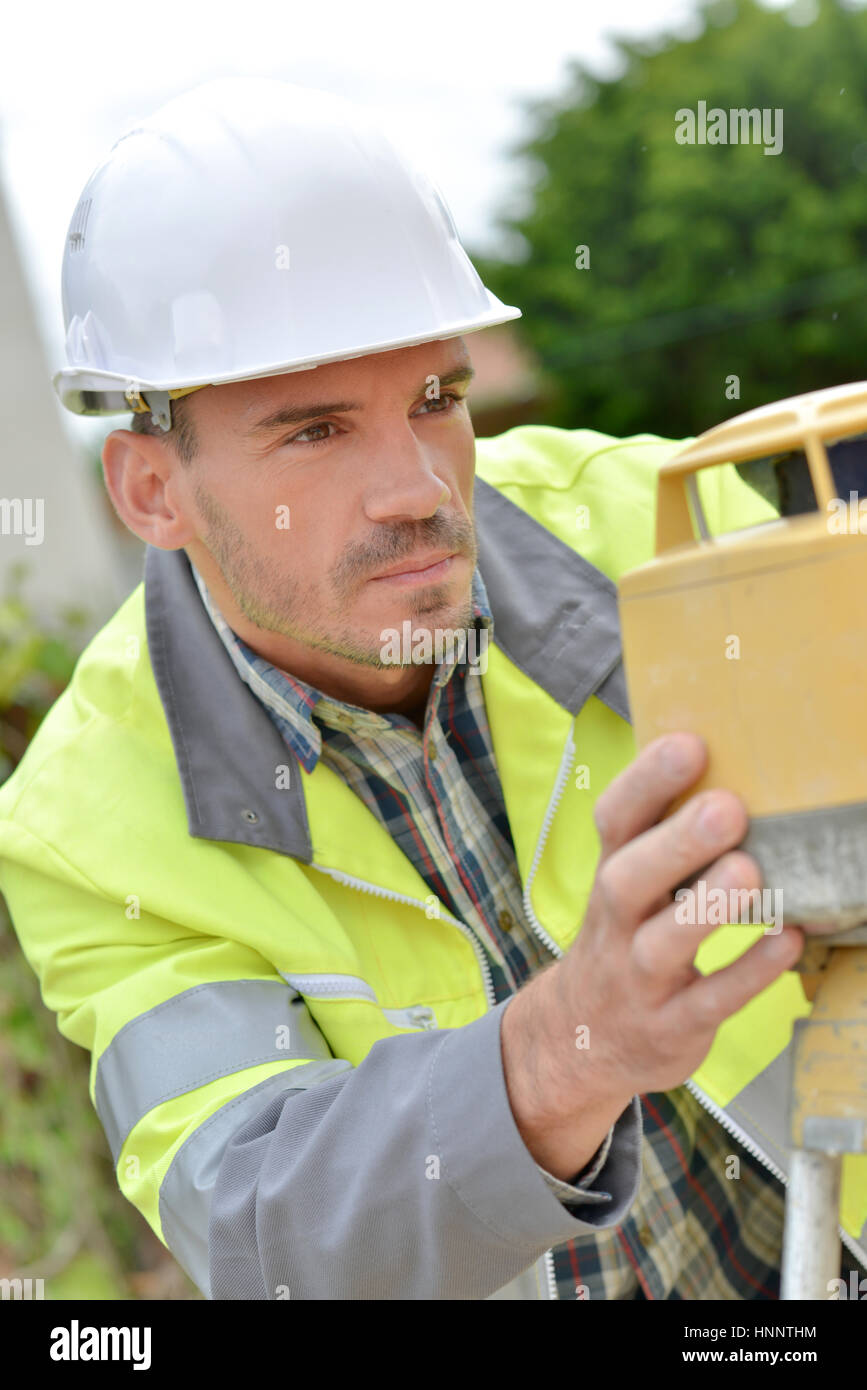 measuring the road Stock Photo - Alamy