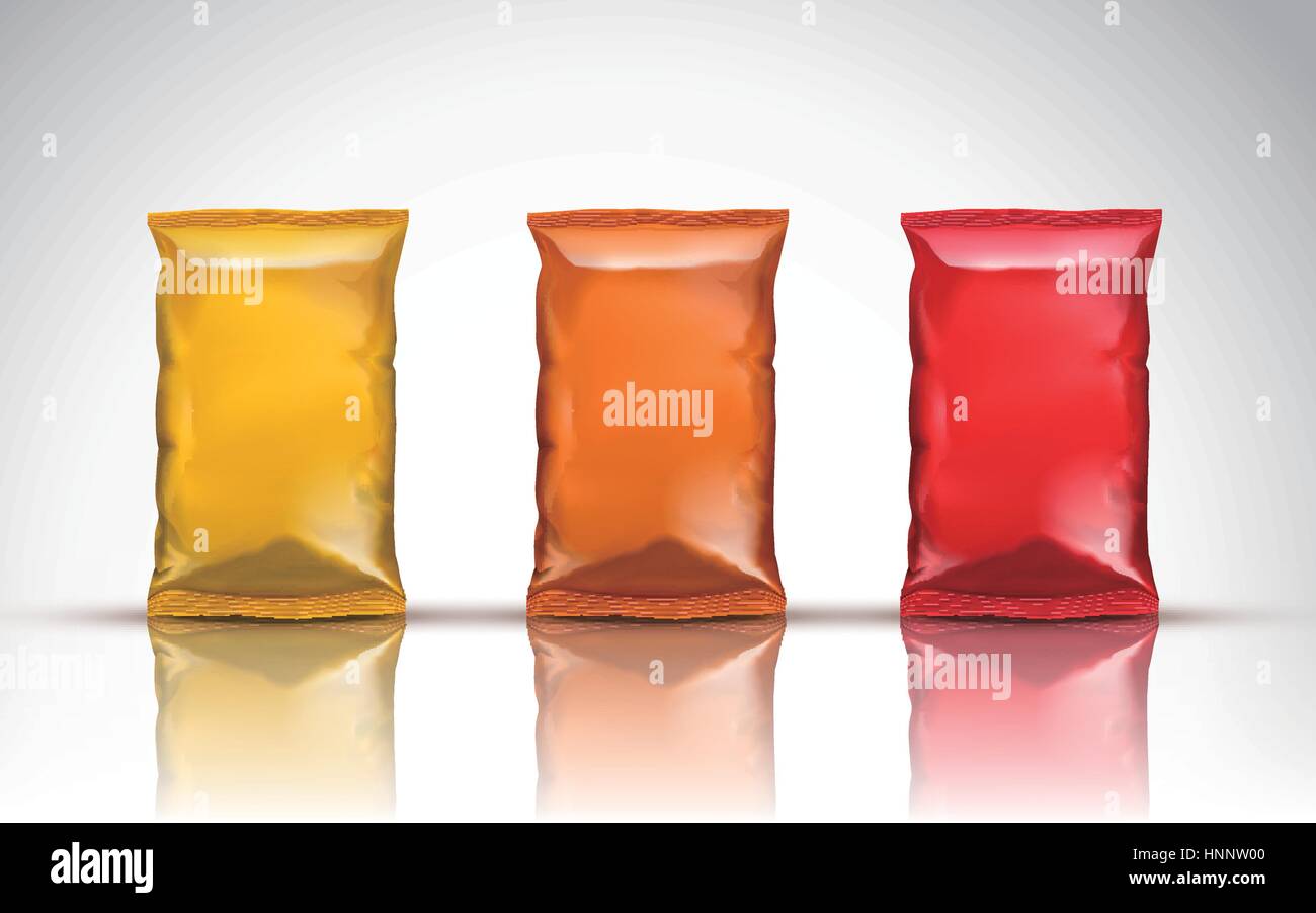 Bags of snacks Stock Vector Images - Alamy