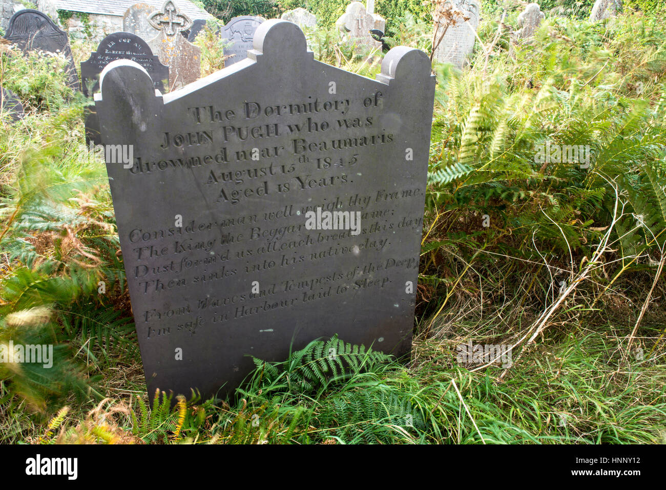 Welsh epitaph hi-res stock photography and images - Alamy