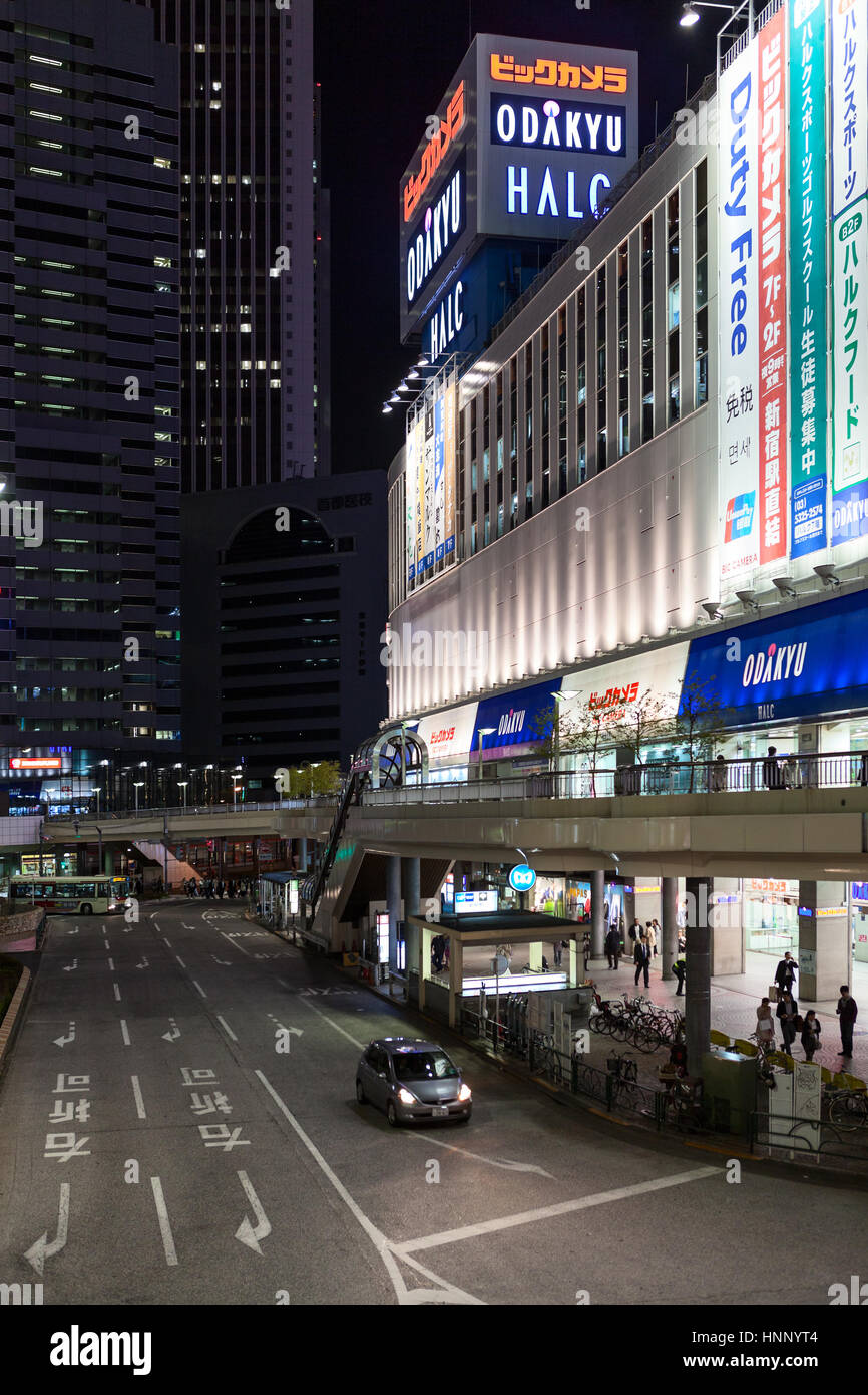 TOKYO, JAPAN - CIRCA APR, 2013: Bic Camera Inc store is on the Odakyu ...