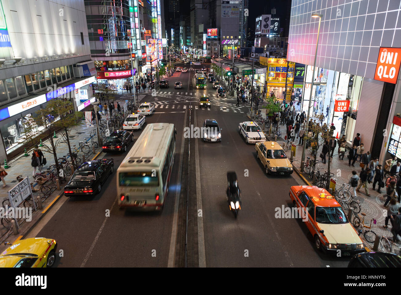 Facades of japanese buildings in tokyo hi-res stock photography and ...
