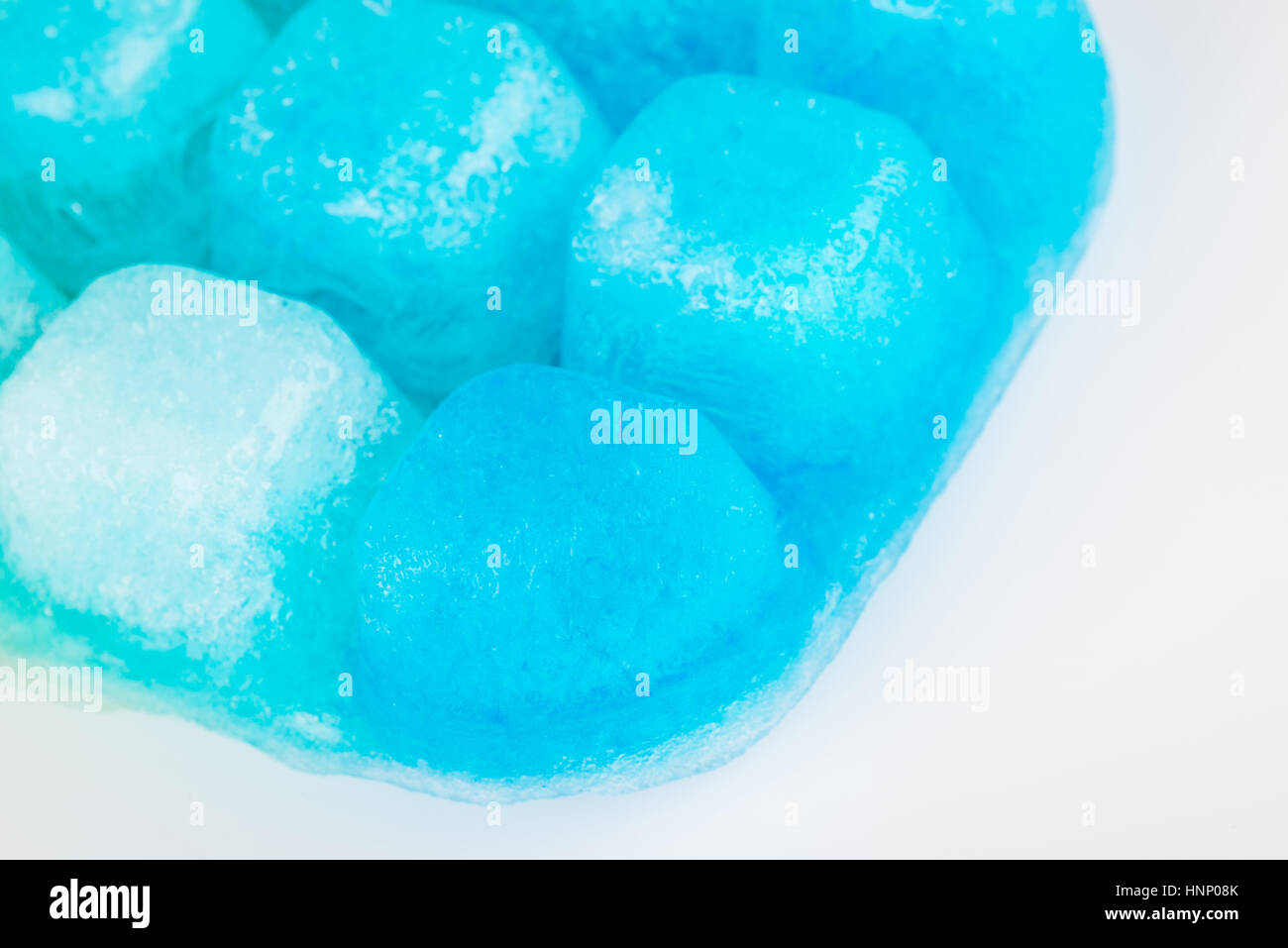 Colorful ice cubes ready to prepare a creative and fancy cocktail Stock ...