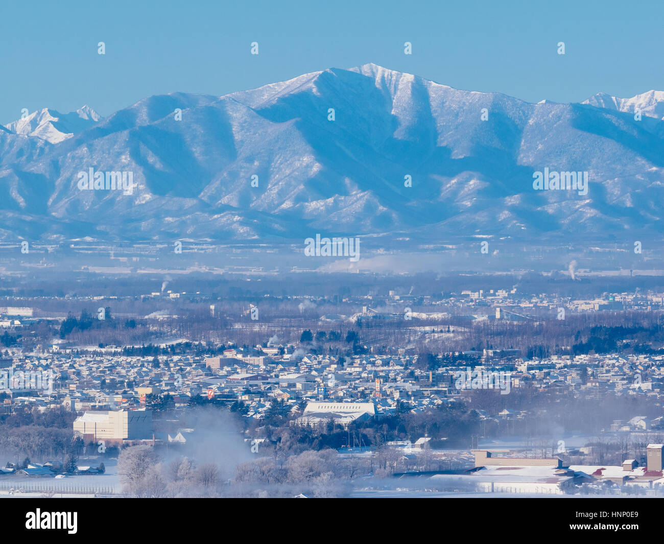 Tokachi in winter Stock Photo - Alamy