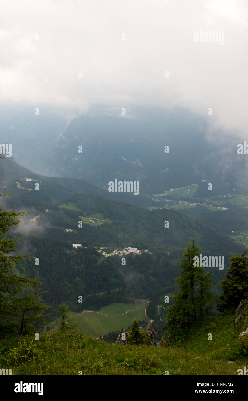Mountainous Alpine landscape in Germany Stock Photo - Alamy