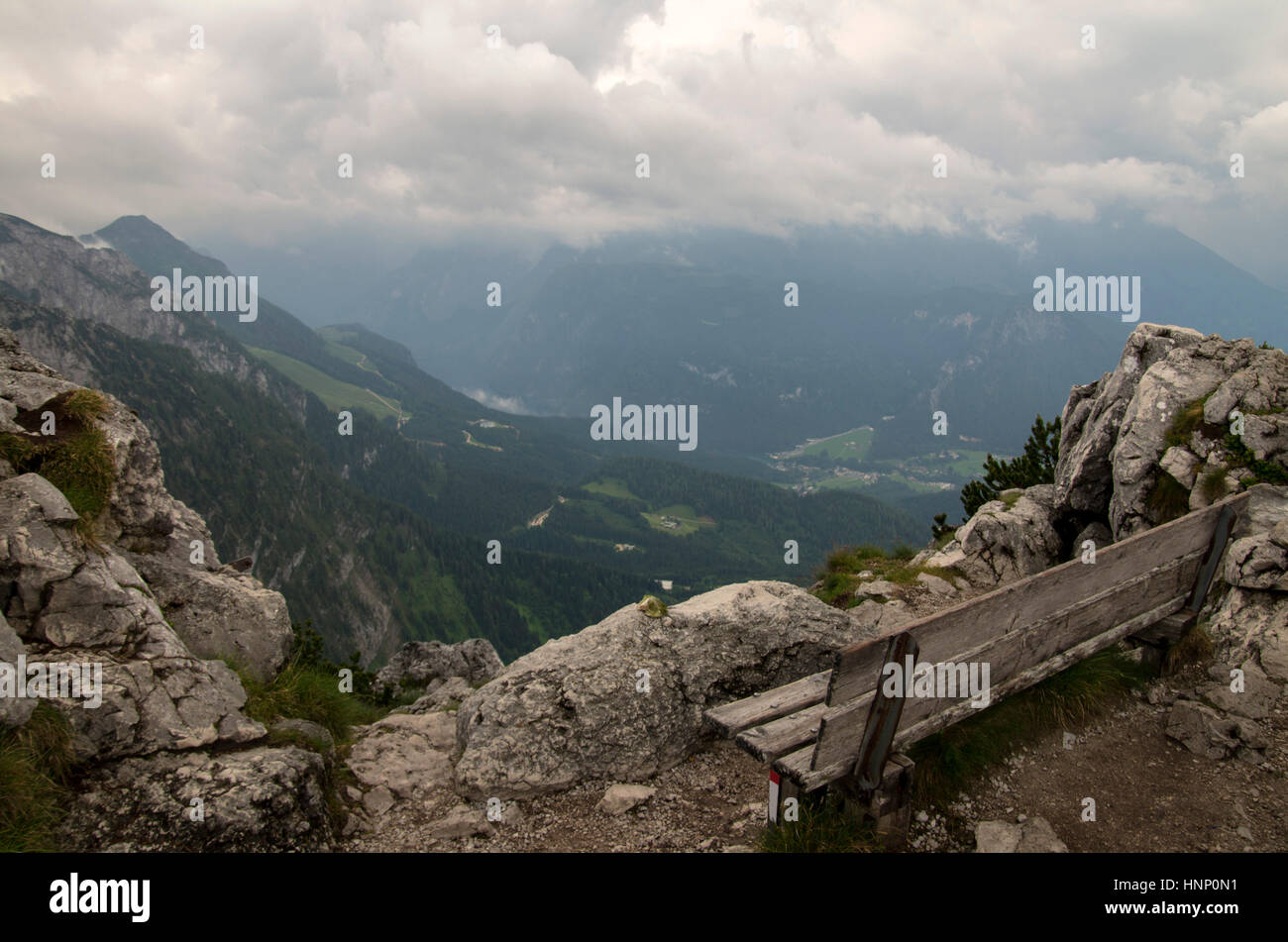 Mountainous Alpine landscape in Germany Stock Photo - Alamy