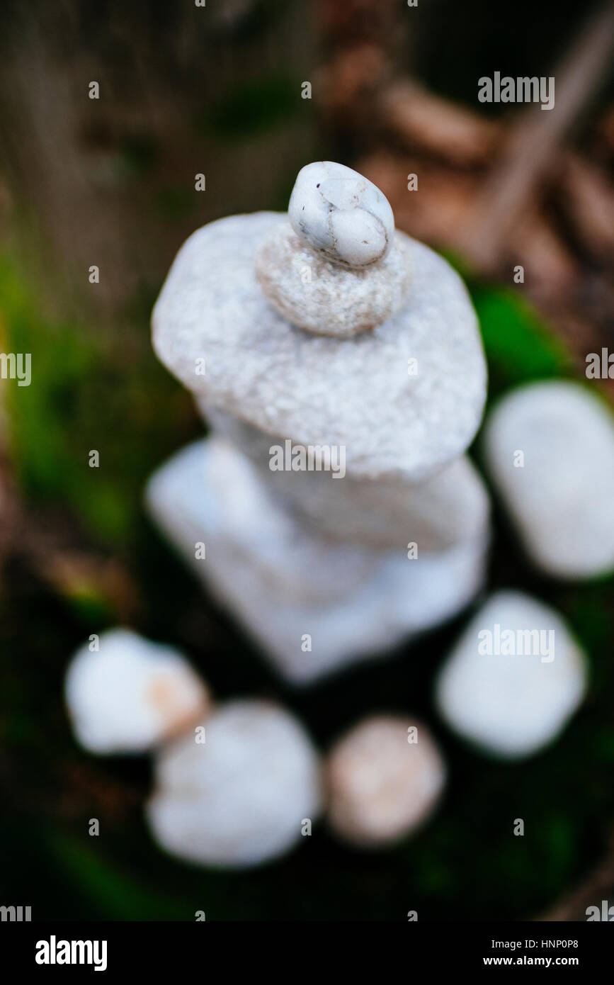 cairn marks the path Stock Photo - Alamy