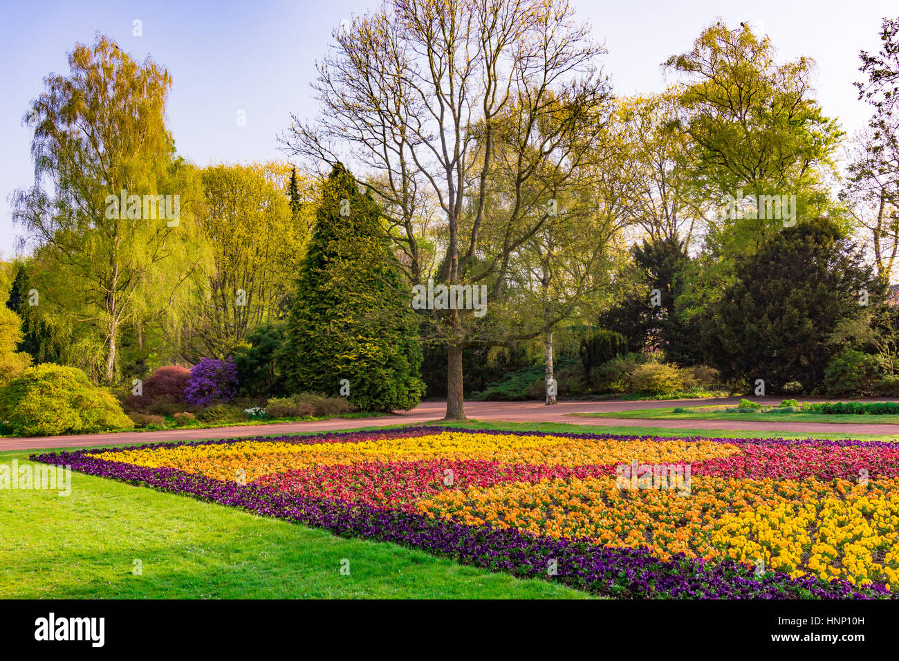 Landscaped Formal Garden. Park. public park Stock Photo - Alamy