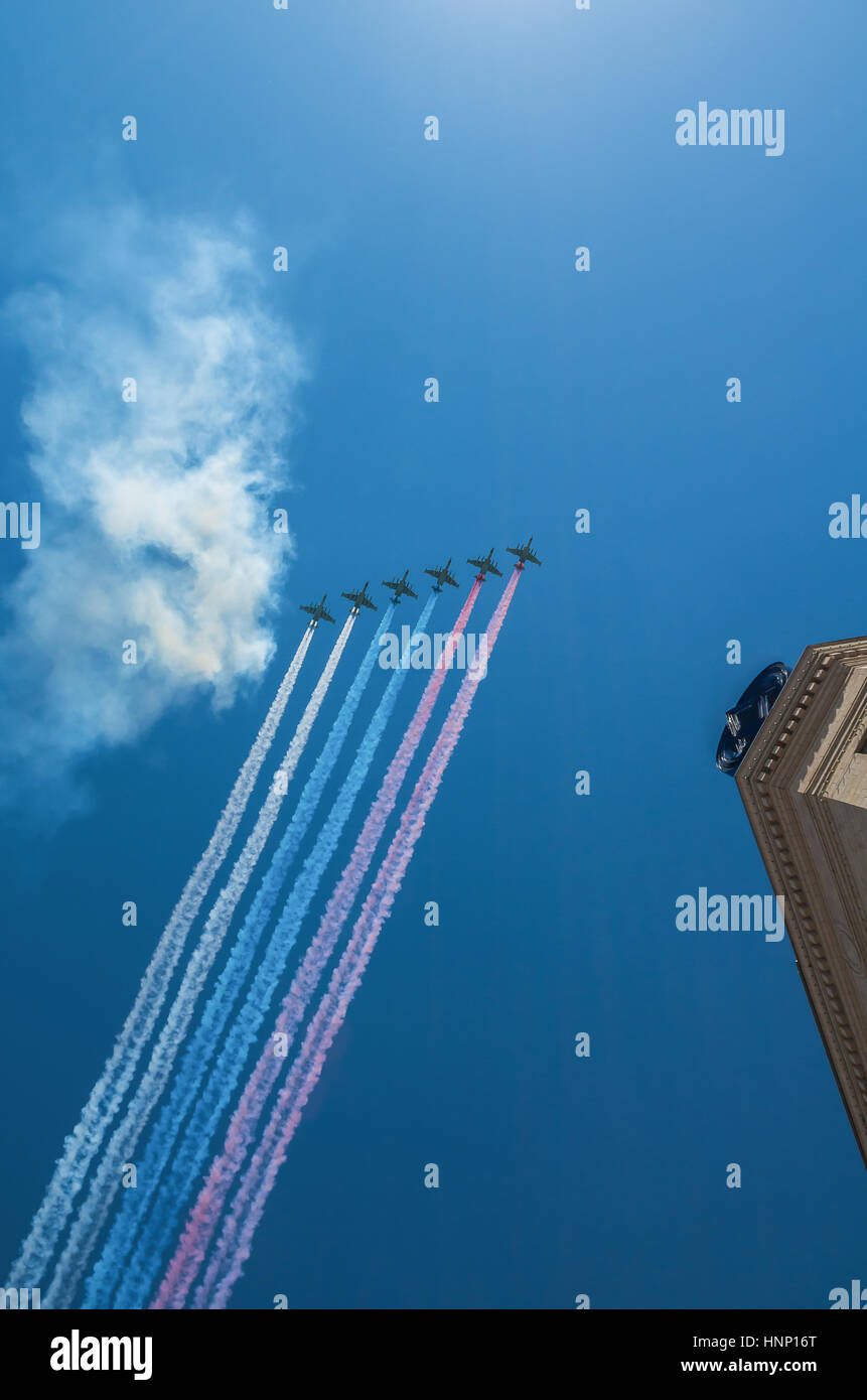 Fighter Squadron on parade in Moscow 2016 Stock Photo - Alamy