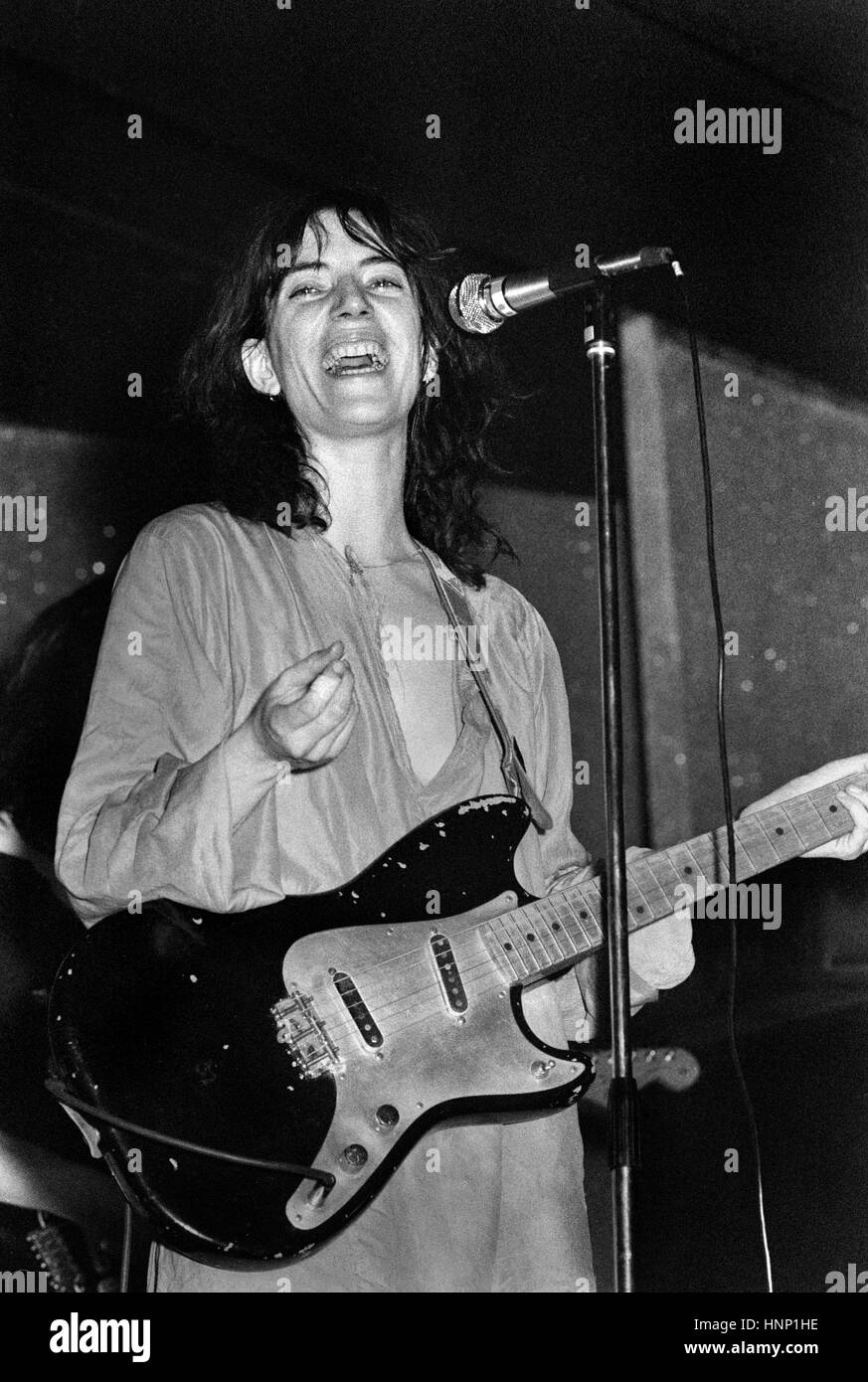 Patti Smith Black and White Stock Photos & Images - Alamy