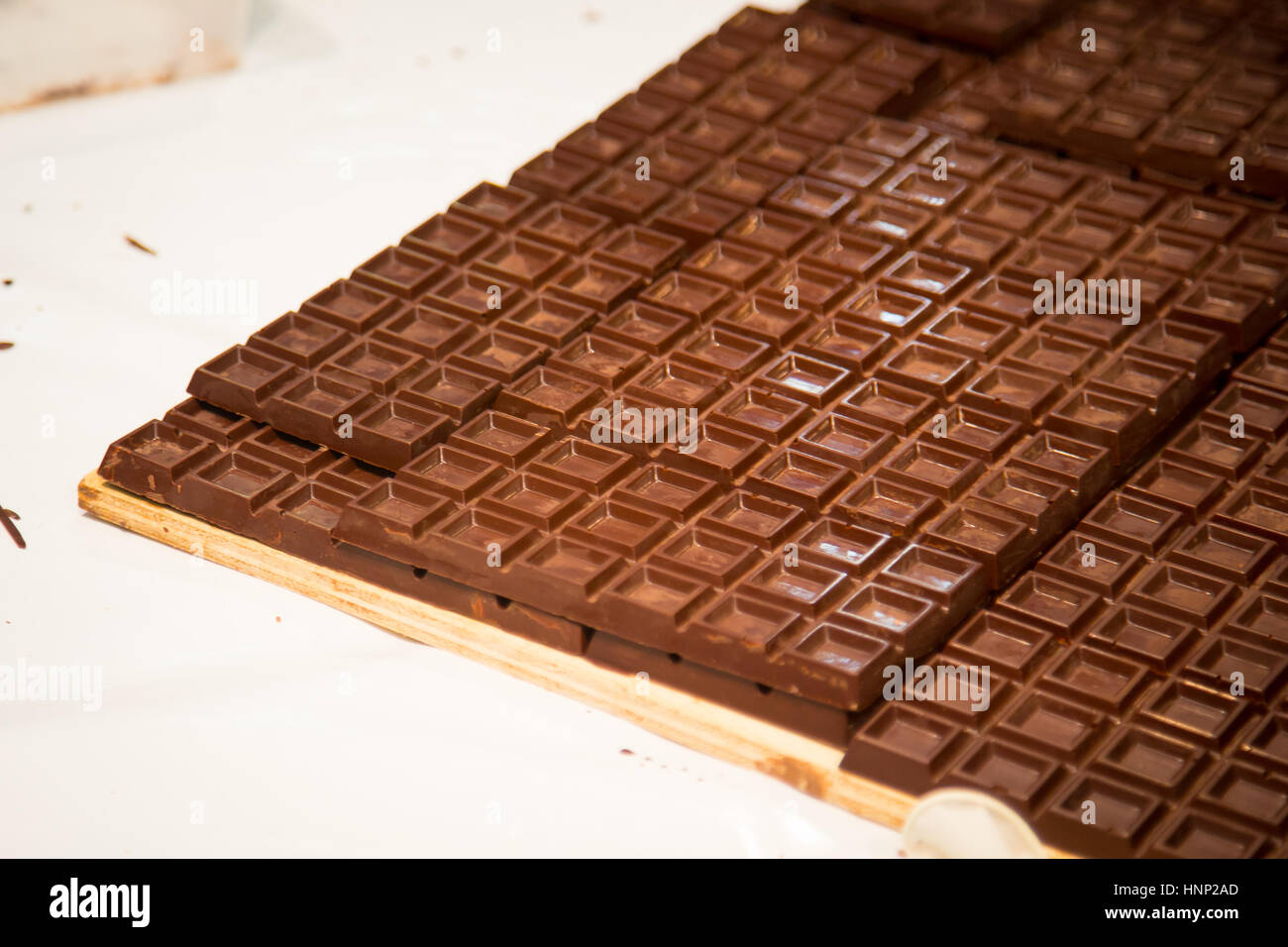 Chocolate bars background Stock Photo - Alamy