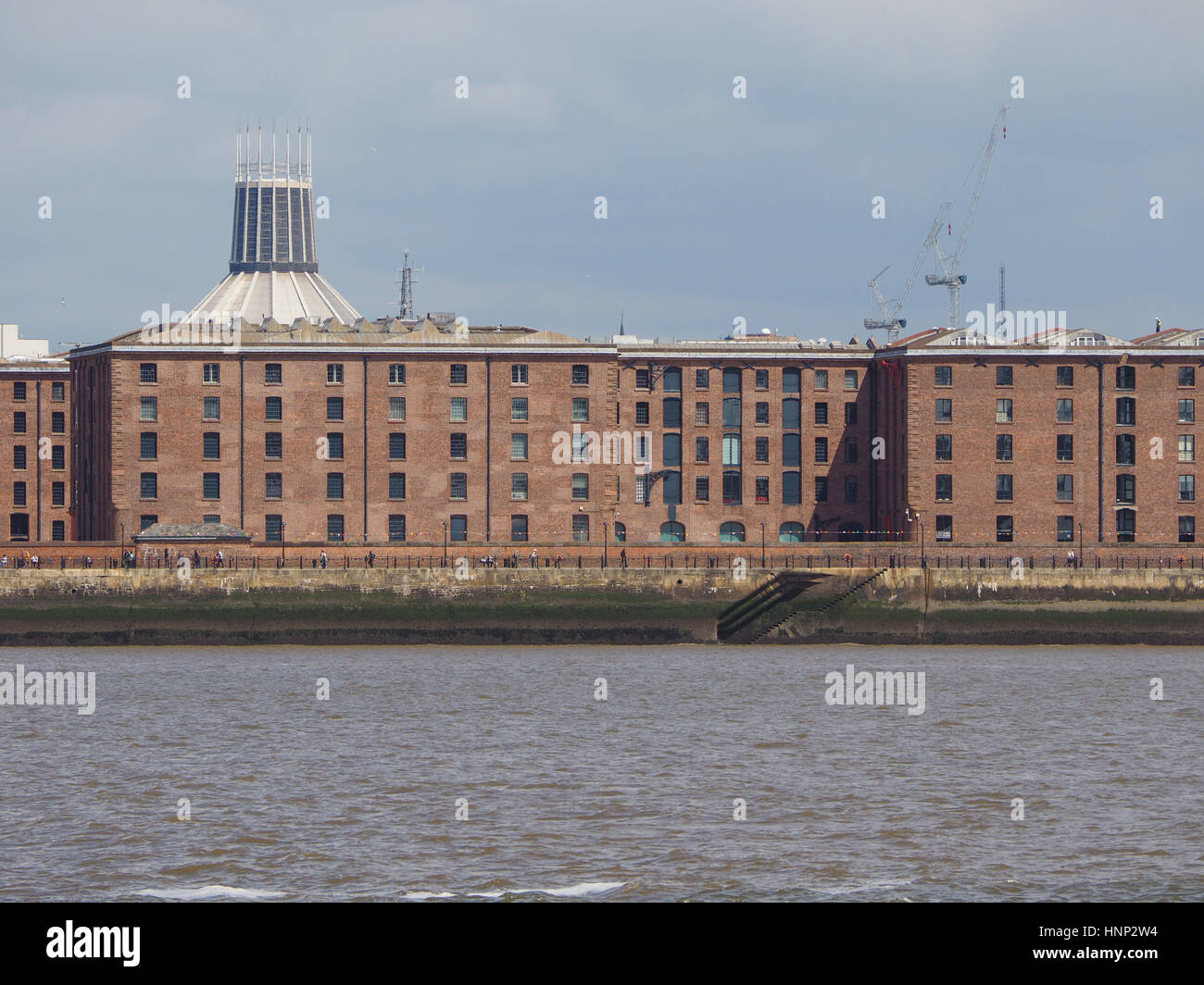 The Albert Dock complex of dock buildings and warehouses in Liverpool ...