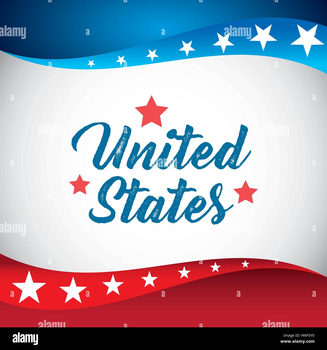 united states of america card. colorful design. vector illustration ...