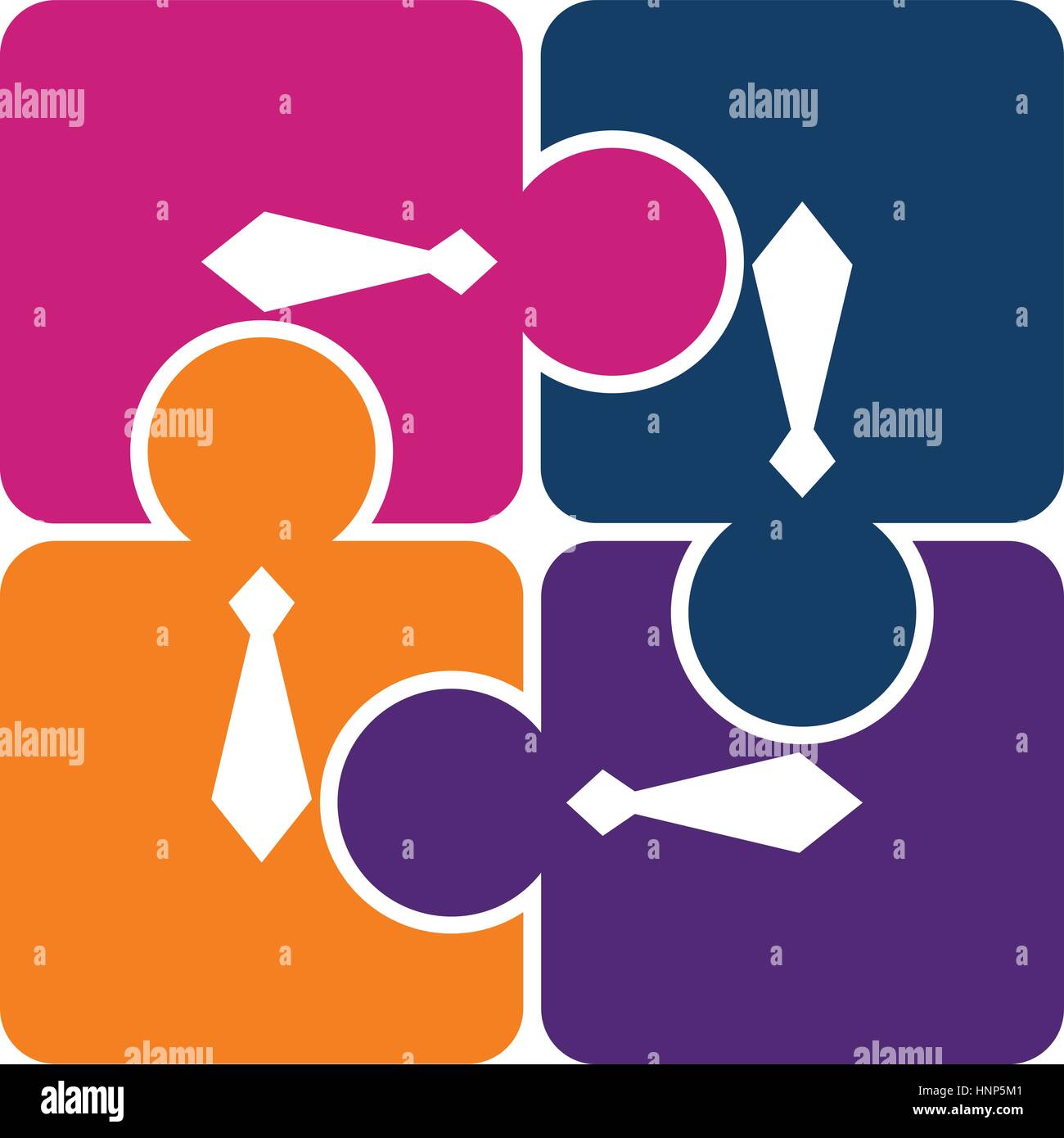 Staff synergy Stock Vector Images - Alamy