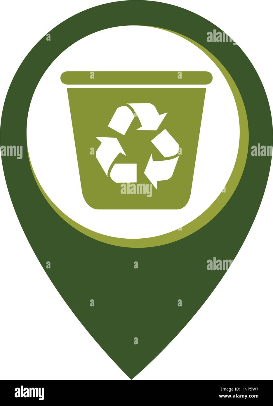 Recycling point reuse glass recycling Stock Vector Images - Alamy