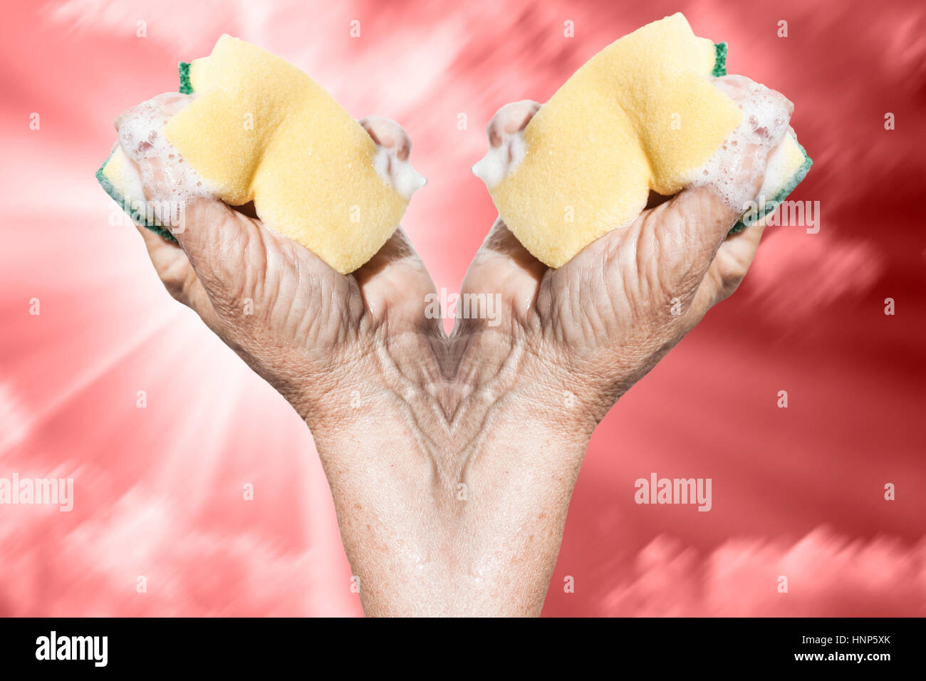 Abstract washing scene Stock Photo - Alamy