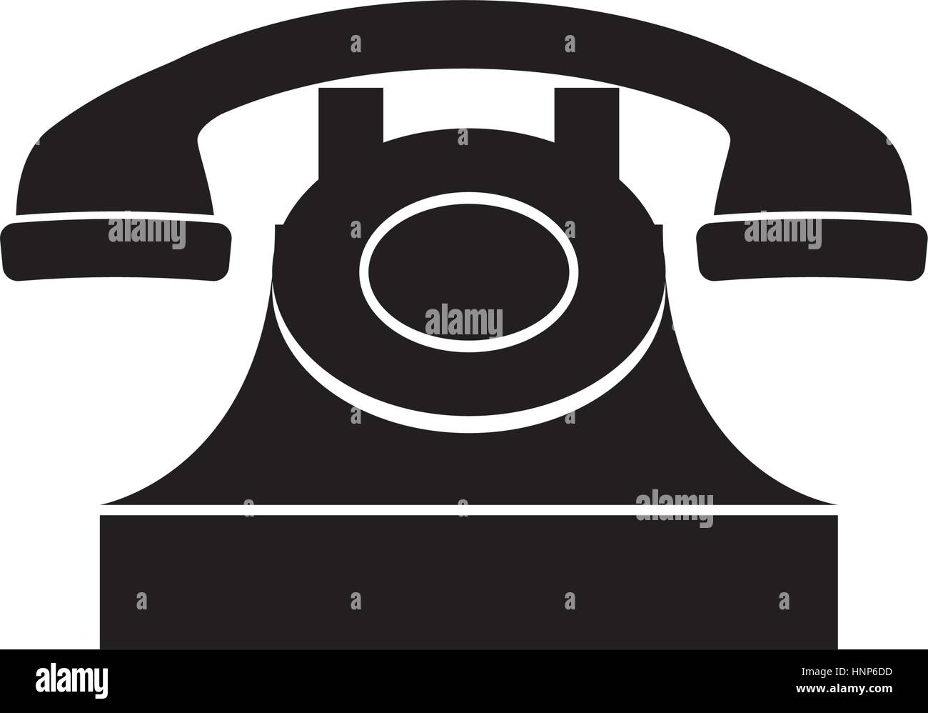 Vintage telephone device icon vector illustration graphic design Stock ...
