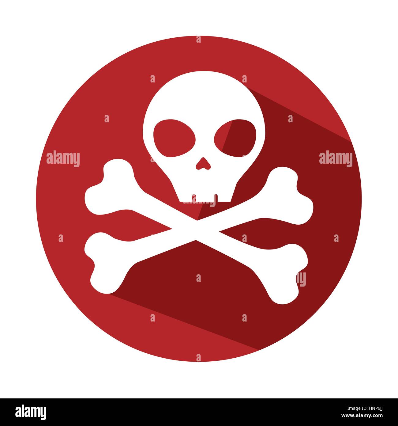 danger skull symbol icon vector illustration design Stock Vector Image ...
