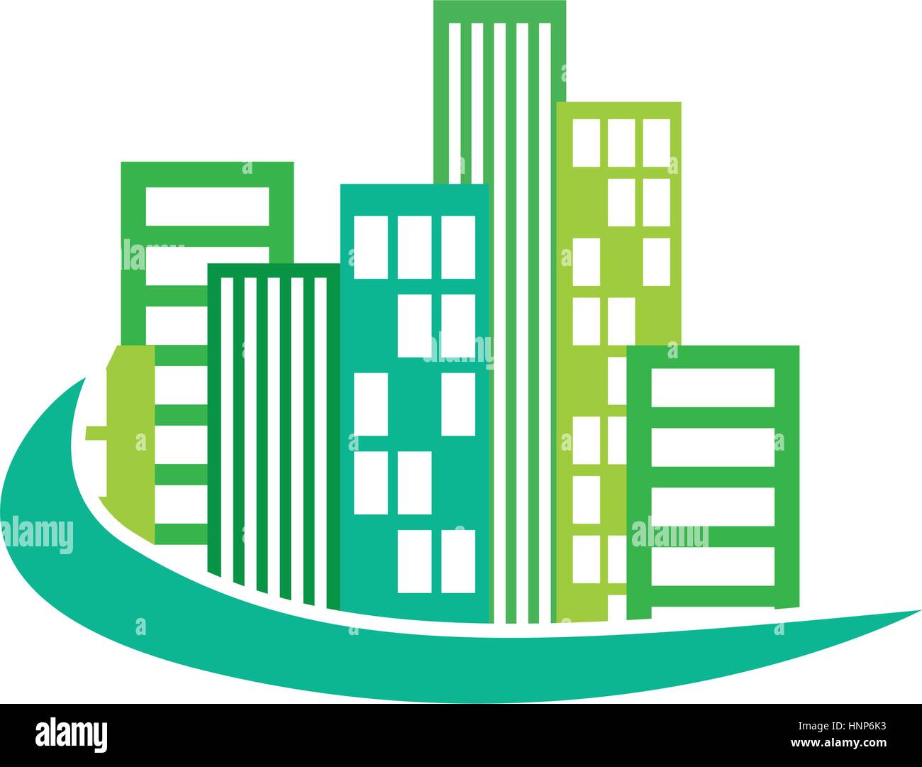 city buildings symbol icon vector illustration graphic design Stock ...