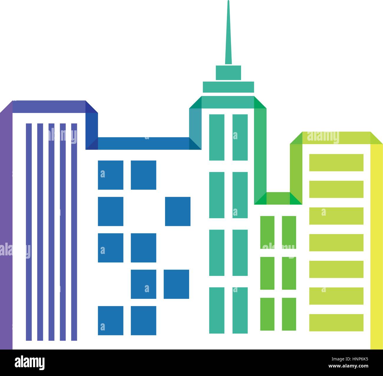 city buildings symbol icon vector illustration graphic design Stock ...