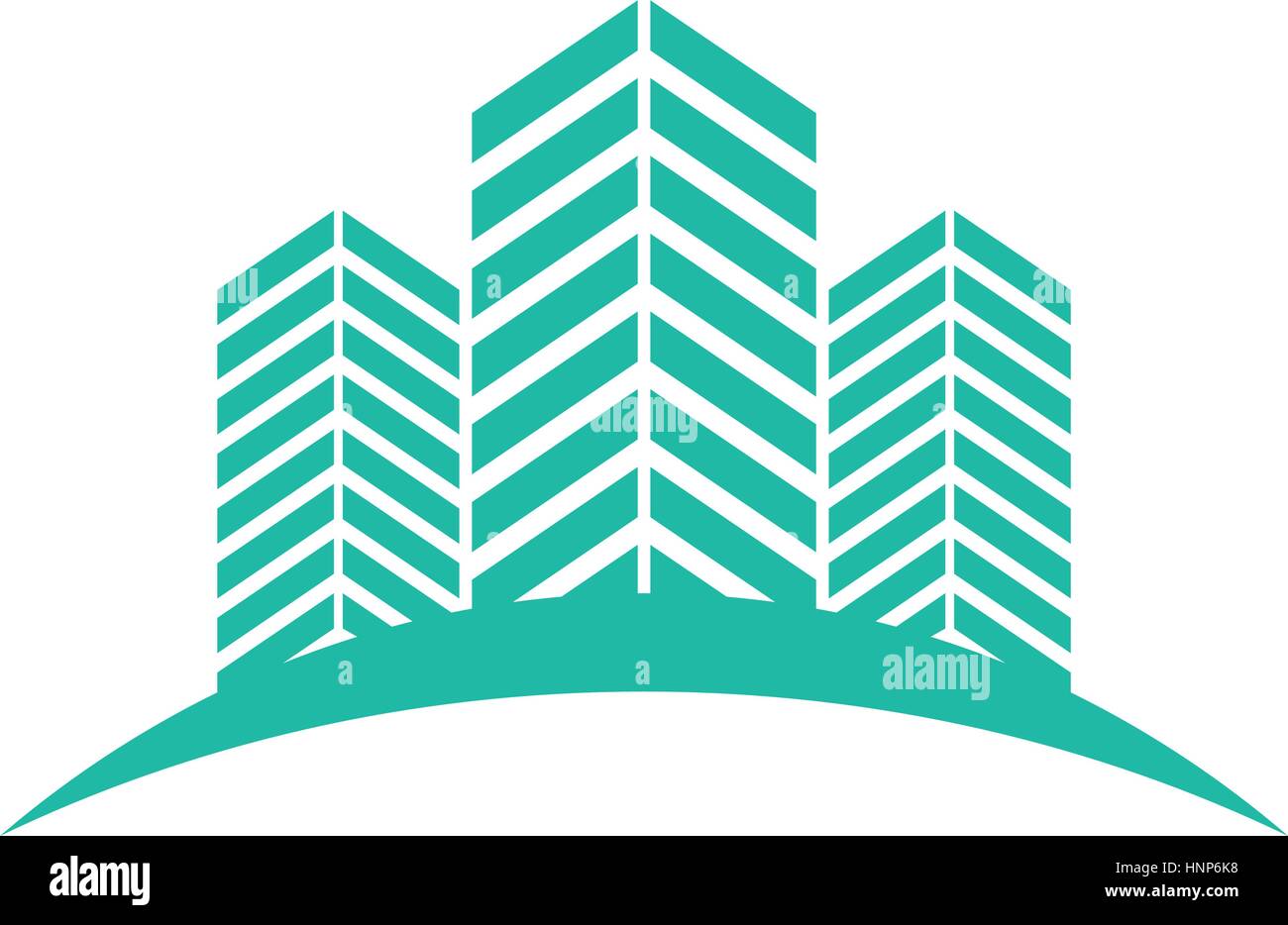 city buildings symbol icon vector illustration graphic design Stock ...