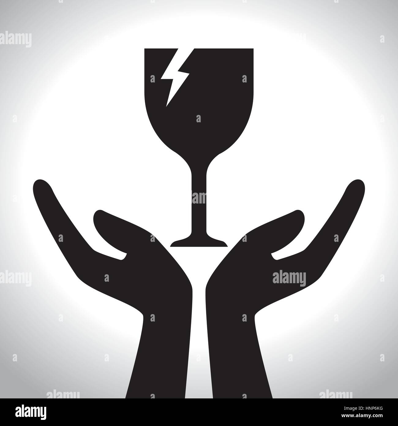 Fragile Symbol Vector Vectors High Resolution Stock Photography and ...