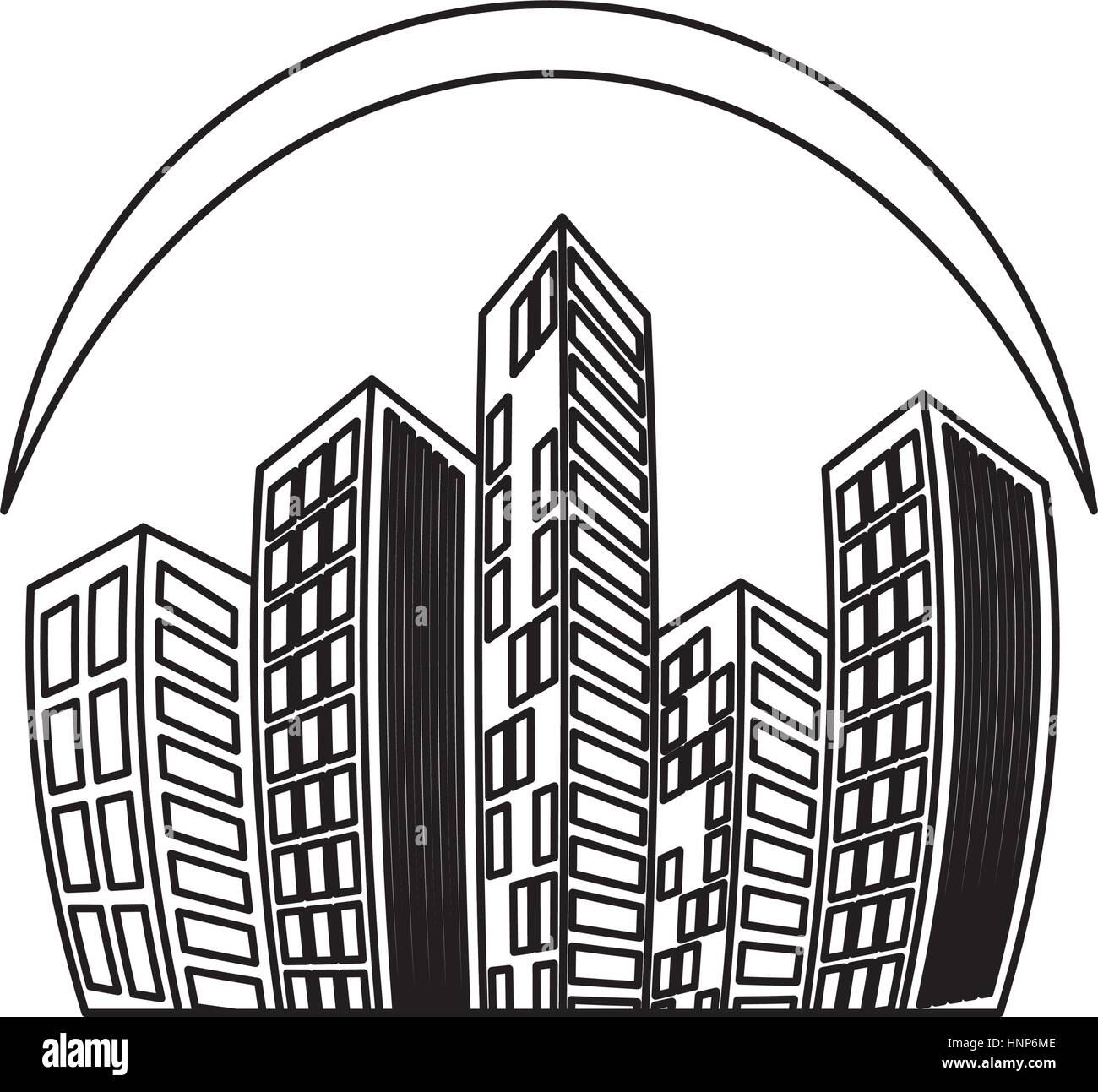 city buildings symbol Stock Vector Image & Art - Alamy