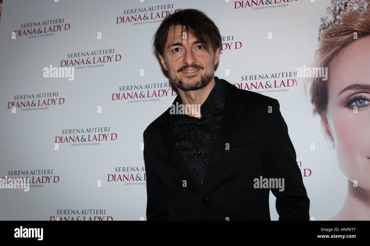 Rome, Italy. 14th Feb, 2017. Marco Capretti during the premiere of ...