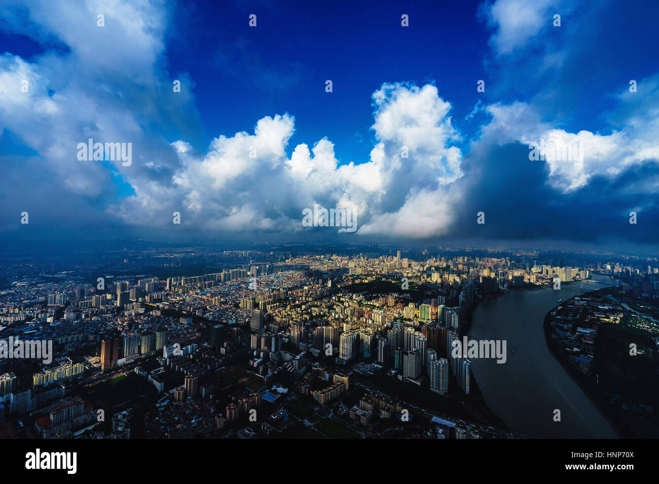 Urban architecture in Guangzhou, China Stock Photo - Alamy