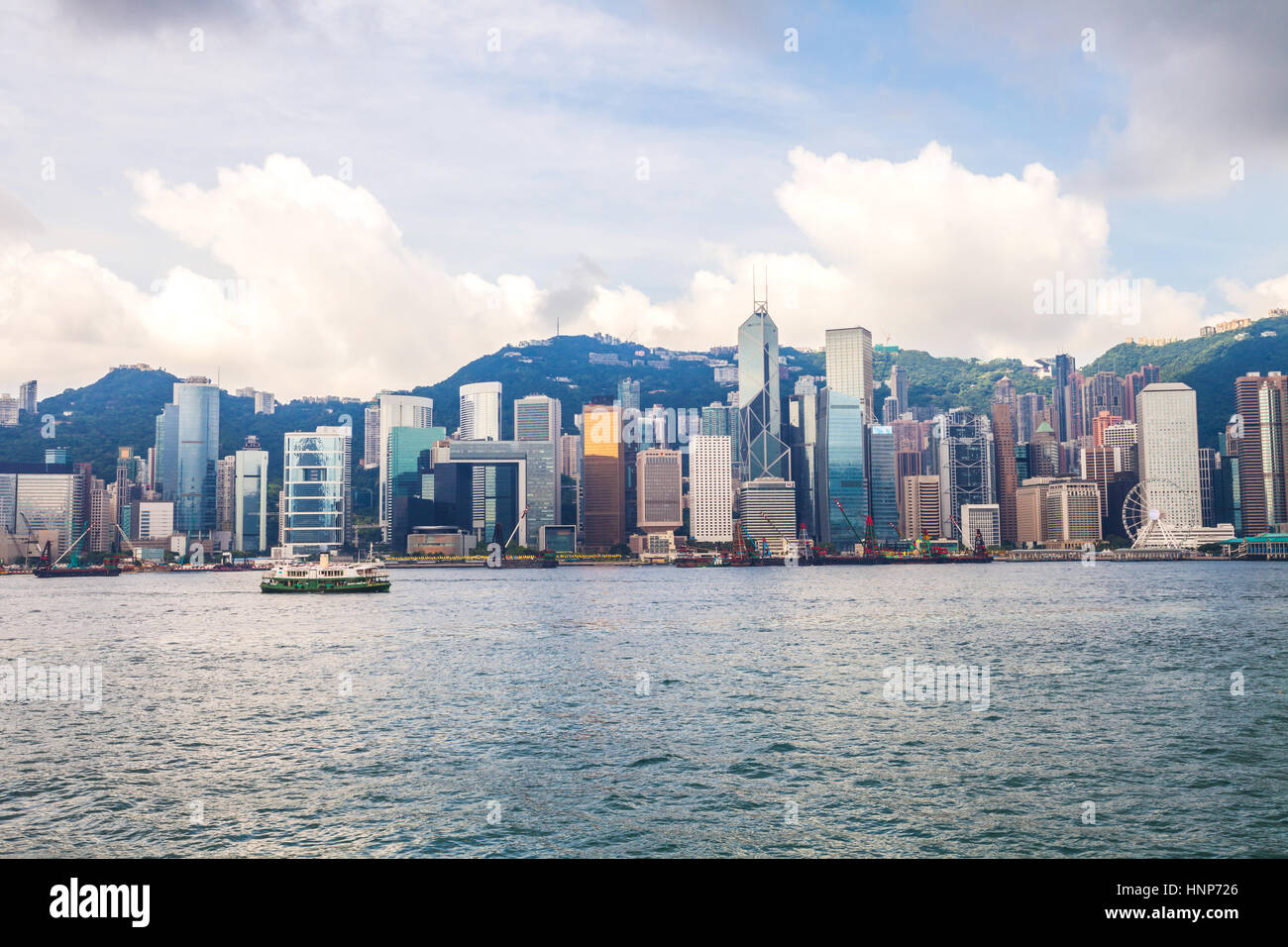 Hongkong city building day Stock Photo - Alamy