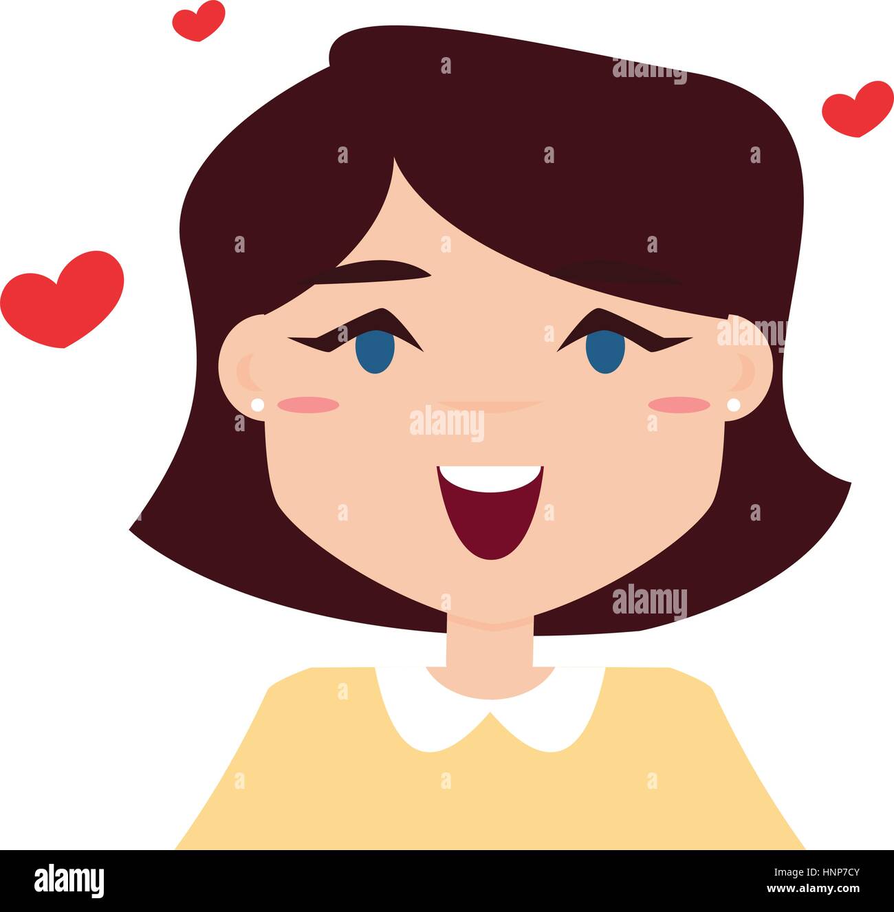girl Expression Face Stock Vector Image & Art - Alamy
