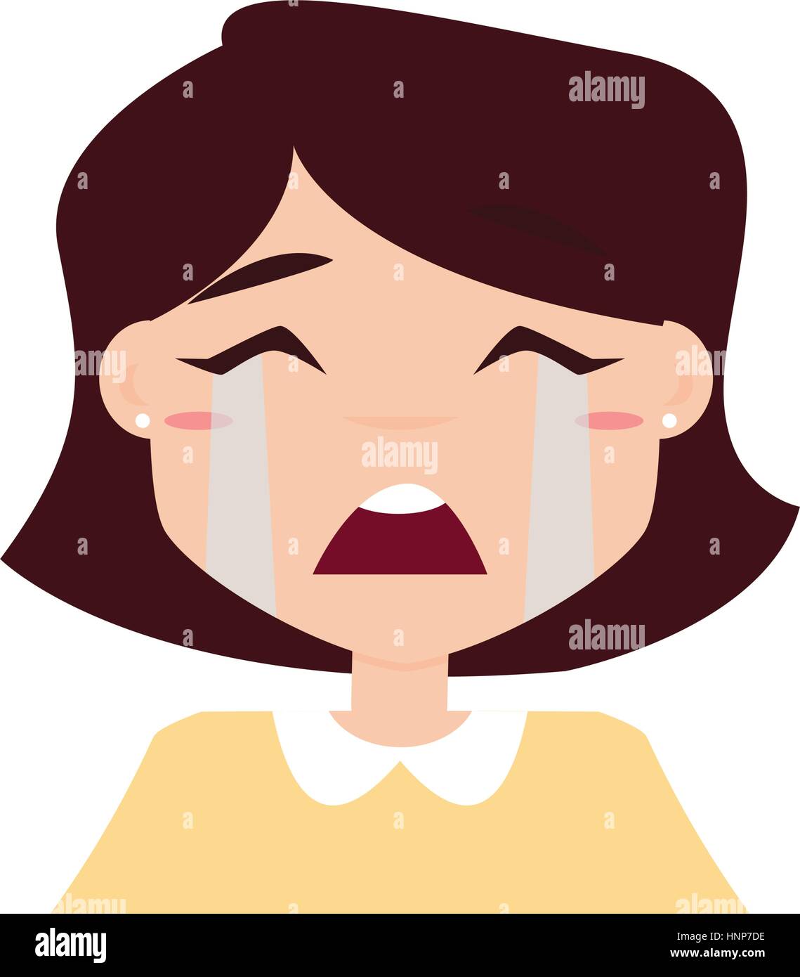 girl Expression Face Stock Vector Image & Art - Alamy