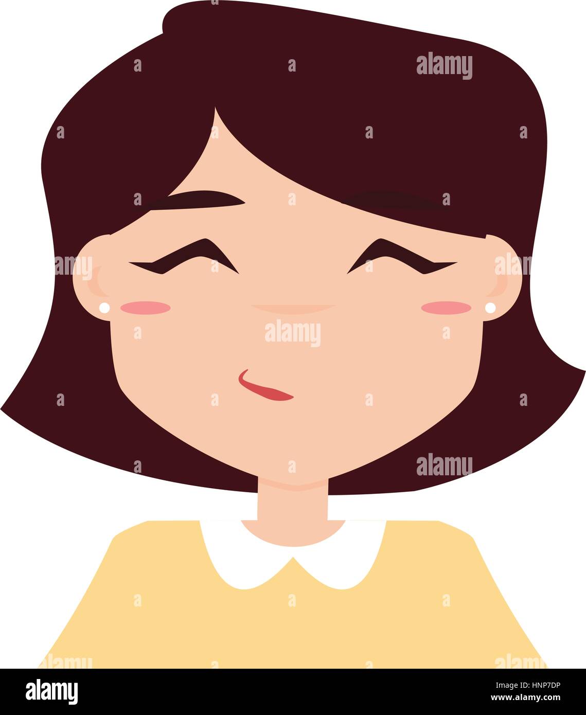 girl Expression Face Stock Vector Image & Art - Alamy