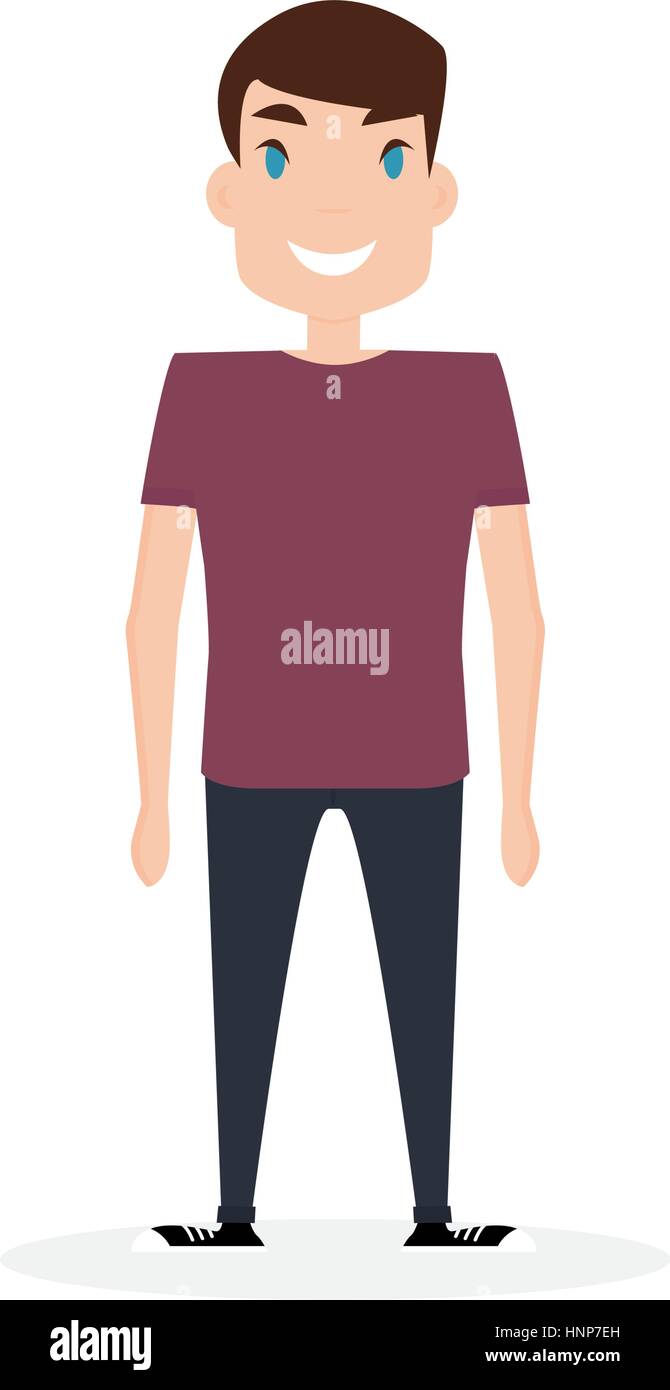 Happy teenagers laughing Stock Vector Images - Alamy