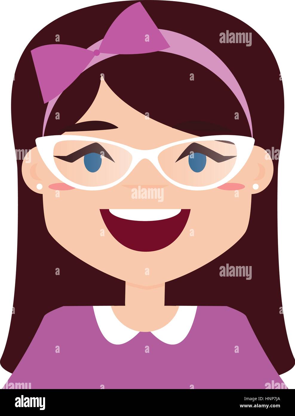 girl Expression Face Stock Vector Image & Art - Alamy