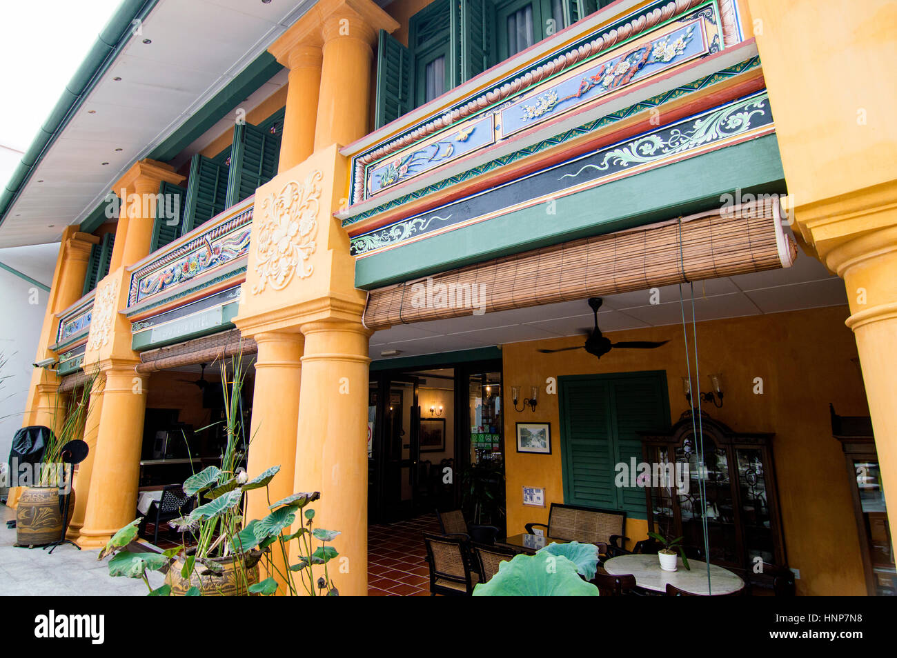 Yang Kang Hotel, Lebuh Chulia, Georgetown, Penang, Malaysia Stock Photo ...