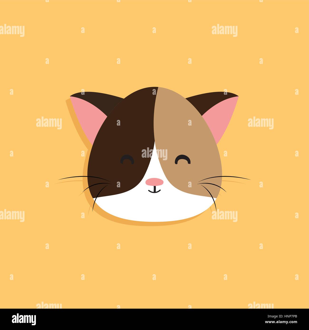 Cat cartoon face Stock Vector Image & Art - Alamy