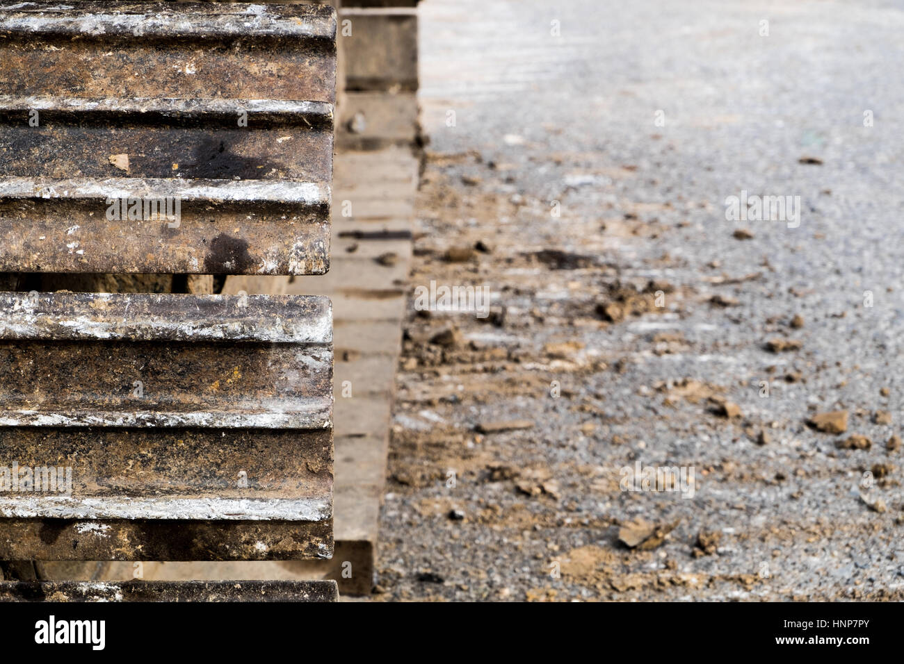 Crawler wheel, part of backhoe Stock Photo - Alamy