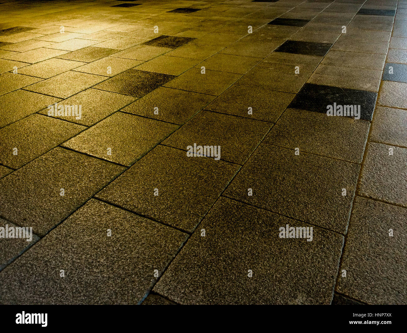 Warm sunlight on the pavement Stock Photo - Alamy