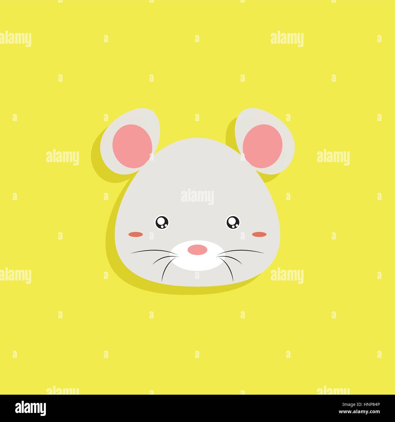 Cartoon Mouse face Stock Vector Image & Art - Alamy