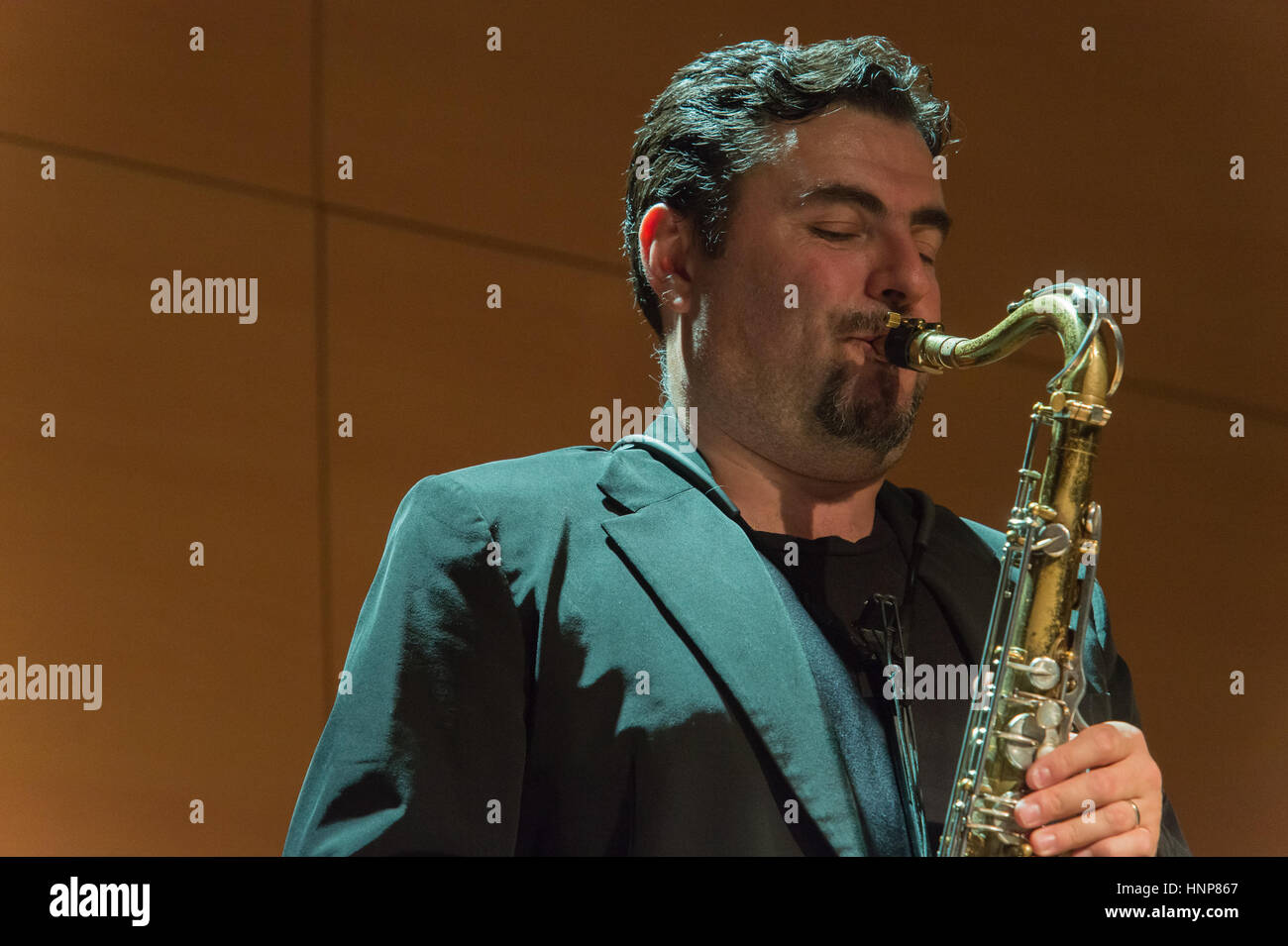 Rome, Italy. 14th Feb, 2017. Mirko Guerrini Italian musician, multi ...