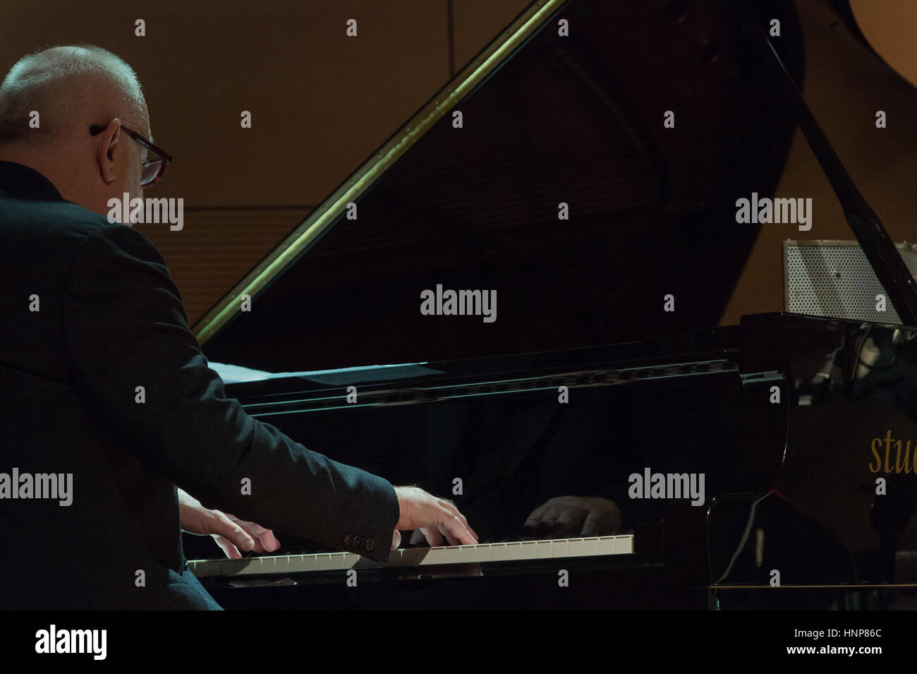 Rome, Italy. 14th Feb, 2017. Mirko Guerrini Italian musician, multi ...