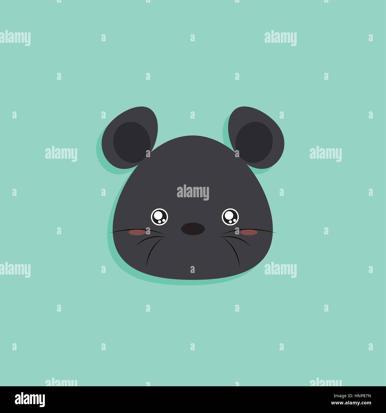 Cartoon mouse face Stock Vector Image & Art - Alamy