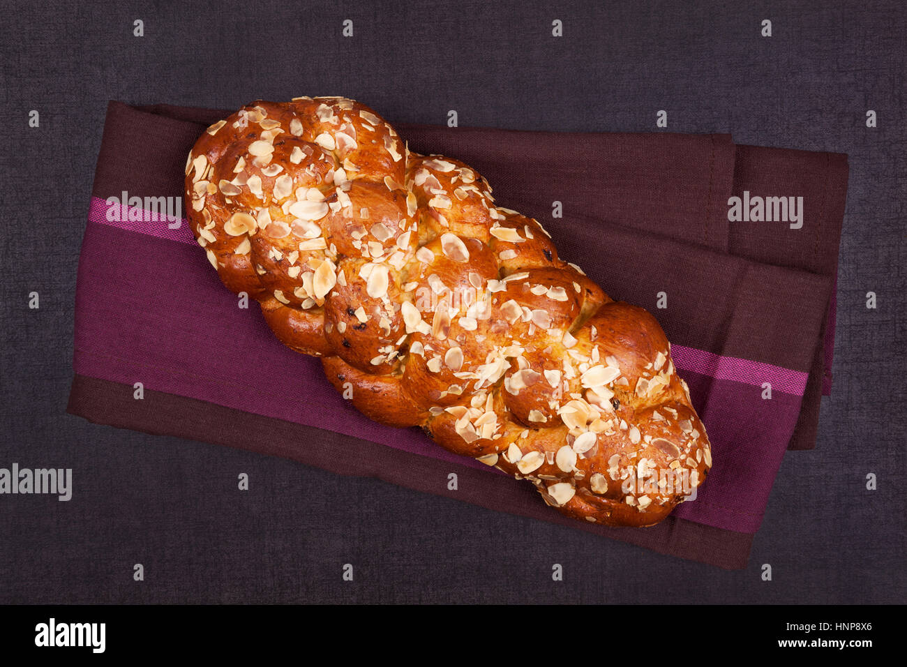 Christmas cake, slovak traditional pastry. Vianocka Stock Photo - Alamy