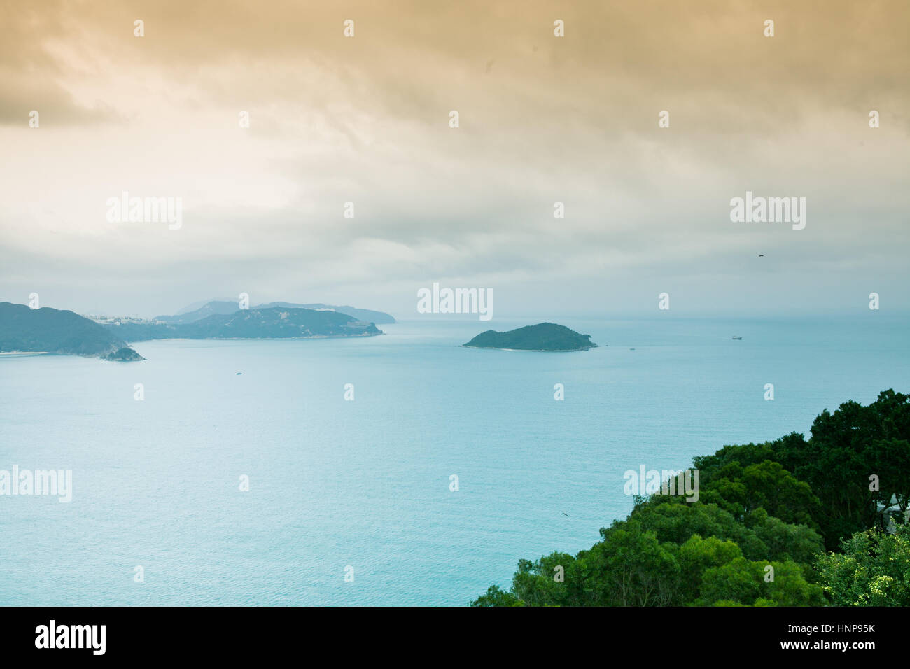 South China Sea landscape, Hong Kong Stock Photo - Alamy