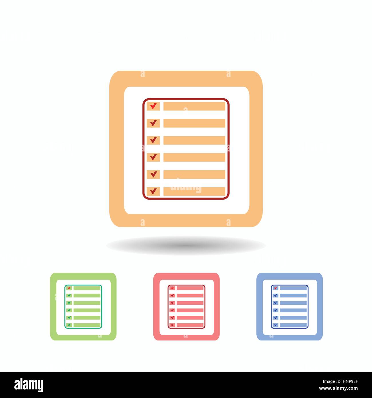 Icon Organizer. isolated on white background Trendy flat style for ...